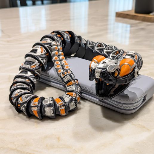🤖 RoboRattler, Robot Rattlesnake, Articulated Figure・3D Print with the ...