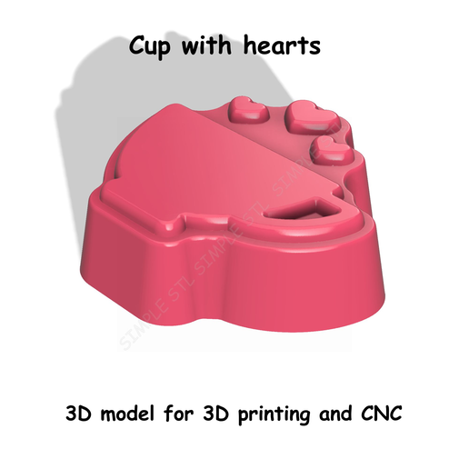 STL file Cup with hearts Stl File 🥰 ・Template to download and 3D print ...