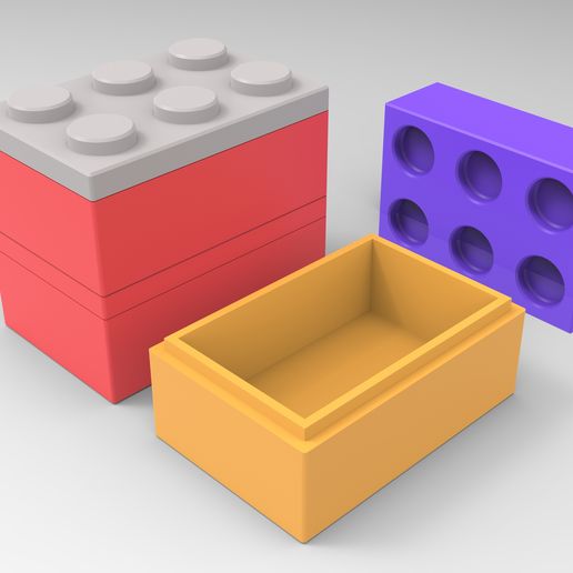 STL file Stackable Storage Container 3 📦 ・3D printing idea to download ...