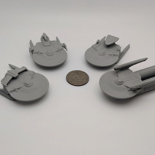 3D printable Miranda class: Star Trek starship parts kit expansion #1 ...