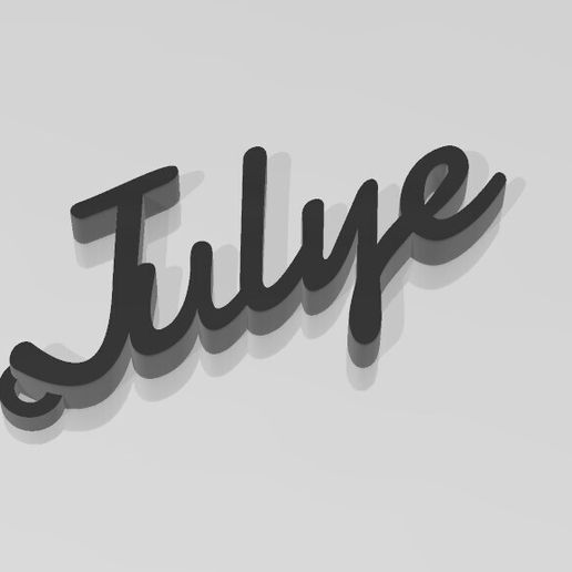 👩 Julye・ STL File for 3D printing・Cults