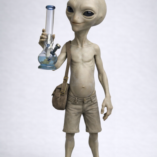 👽 Paul the alien・ STL File for 3D printing・Cults