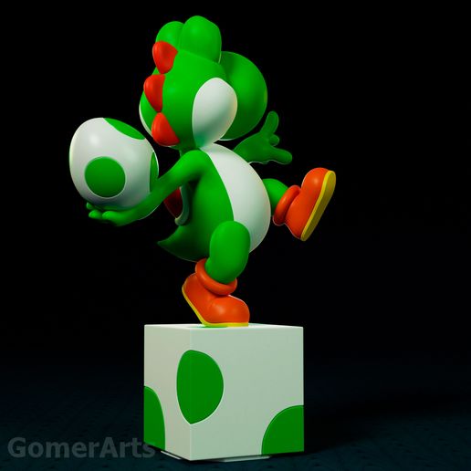 👾 Yoshi 3D Print Model・ 3D File for 3D printing・Cults