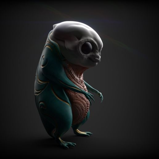 cute alien concept