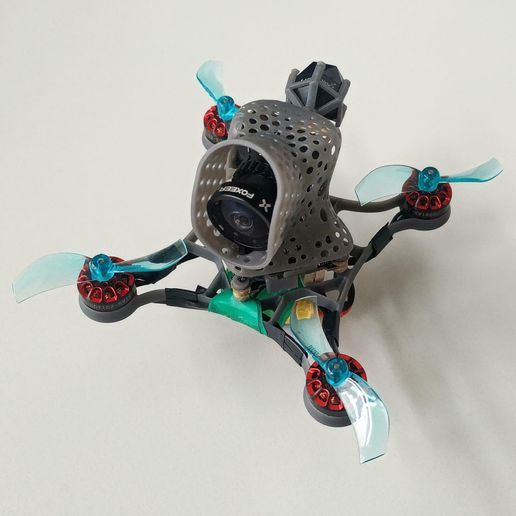 🖼️ Ultra Lightweight and Aerodynamic Optimized Frame for Tiny Drones ...