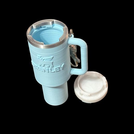 🗝️ Stanley Tumbler Chapstick Keychain With Twist Locking Lid Digital ...