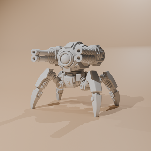 🕷️ Mech Pet Spider・ STL File for 3D printing・Cults