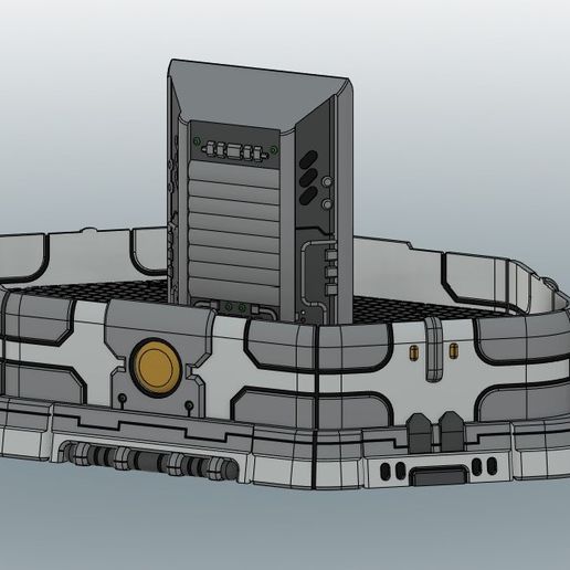 🏗️ Tau Tower Base・ 3D File for 3D printing・Cults