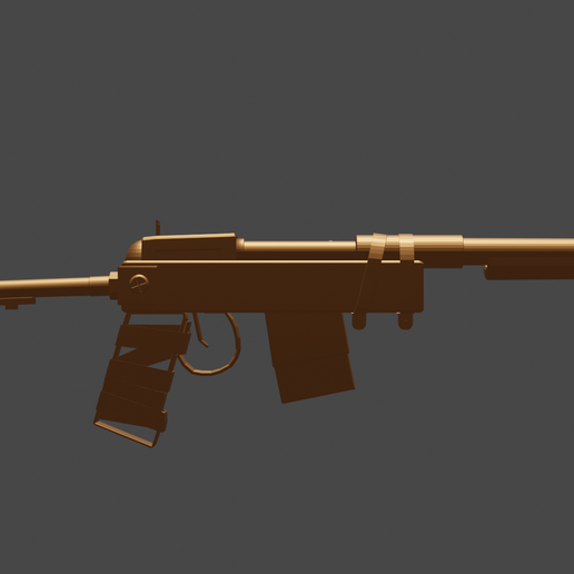 🔫 RUST SEMIRIFLE/SAR IN PARTS・ STL File for 3D printing・Cults