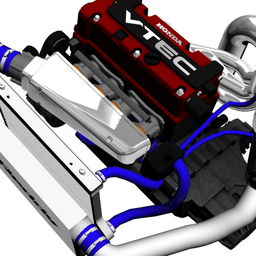 🚗 K20 Turbo・ STL File for ・Cults