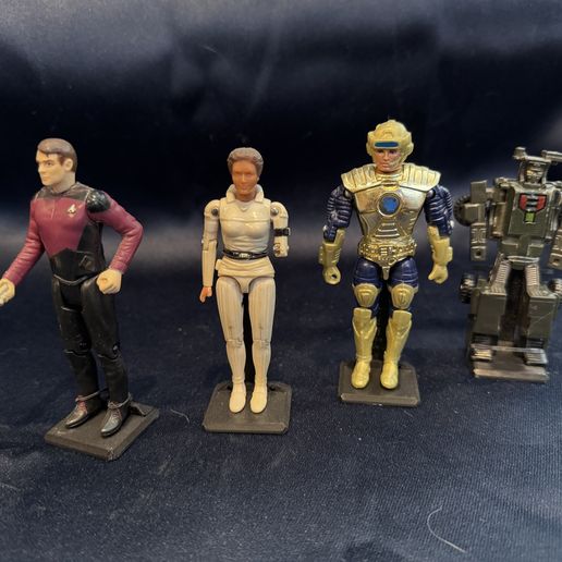 🤏 Small Action Figure Stands・ STL File for 3D printing・Cults