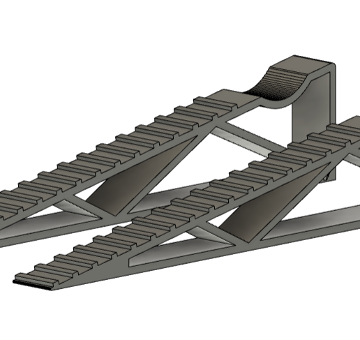 🚗 1/18 Rampes triangulaire / Triangular Ramp diecast・ STL File for 3D ...