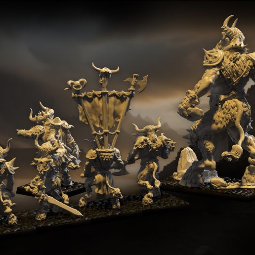 🐉 The revenge of the horned beasts・ 3D File for 3D printing・Cults