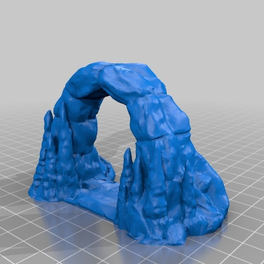 🎲 Cave Entrance - 28mm gaming・Free STL File for ・Cults