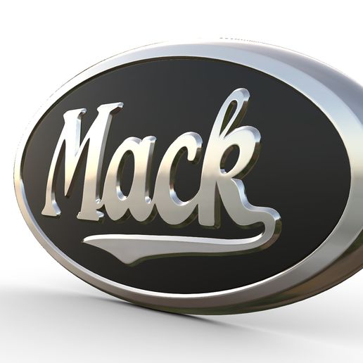 👽 mack logo 3・Archivo STL para ・Cults