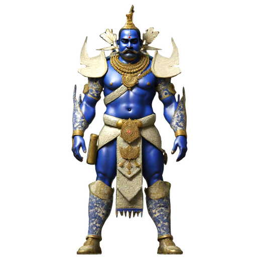 3D file Blue Mythic Guardian 🗿 ・3D printing idea to download・Cults