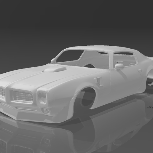 🐚 Pontiac Firebird 1970 Trans Am Shell Body - Divided Parts for Easy ...