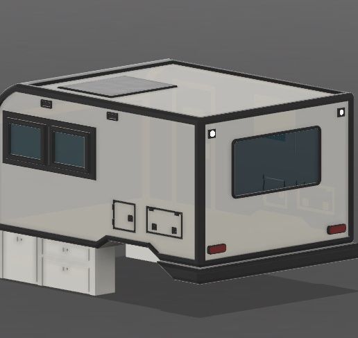 STL file Camper 1:64 scale 🚗 ・3D printer design to download・Cults