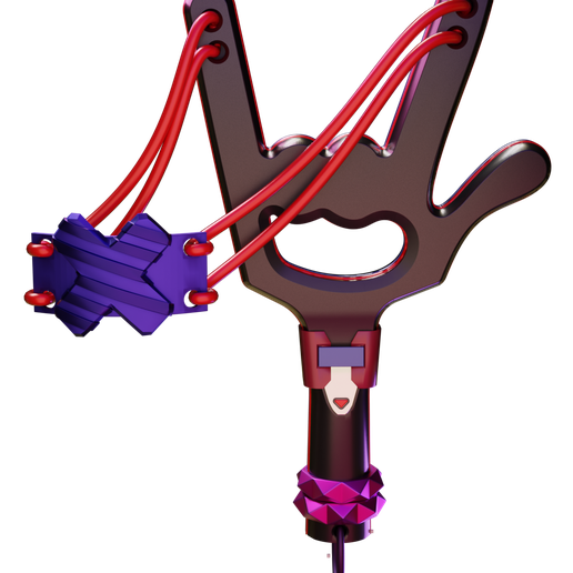 🔩 Nut Rocker Marvel Rivals cosplay Slingshot・ 3D File for 3D printing・Cults
