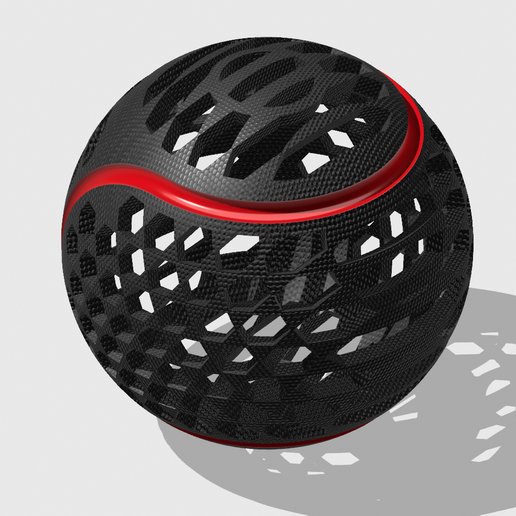 🎾 Futuristic Tennis Ball / Airless・Free STL File for 3D printing・Cults