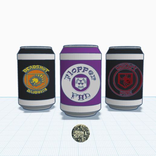 🥫 COD Zombies Widow's Wine,PhD Flopper,Deadshot Daquiri Cans・ 3D File ...