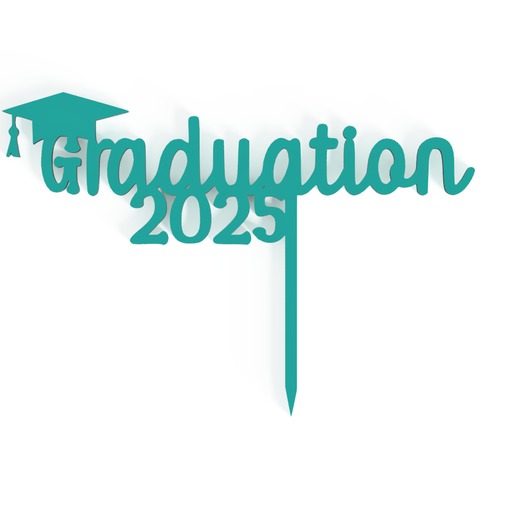STL file GRADUATE CAKE TOPPER EGRESADOS 2025 🍰 ・3D printer design to ...
