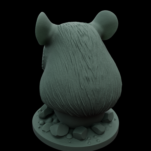 🐀 rat bust・ STL File for 3D printing・Cults