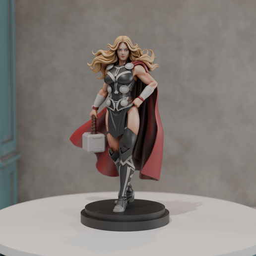🎨 Jane Foster・Archivo 3D para Impresión 3D・Cults
