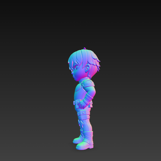 💬 Reno Ichikawa - Kaiju No. 8 Chibi STL | 3D Printable Anime Figure for ...