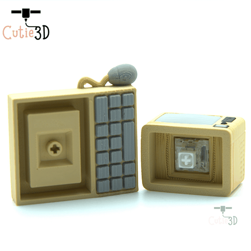 🖥️ Cutie3D Retro Computer Keycap Fidget Clicker Keychain - Cute ...