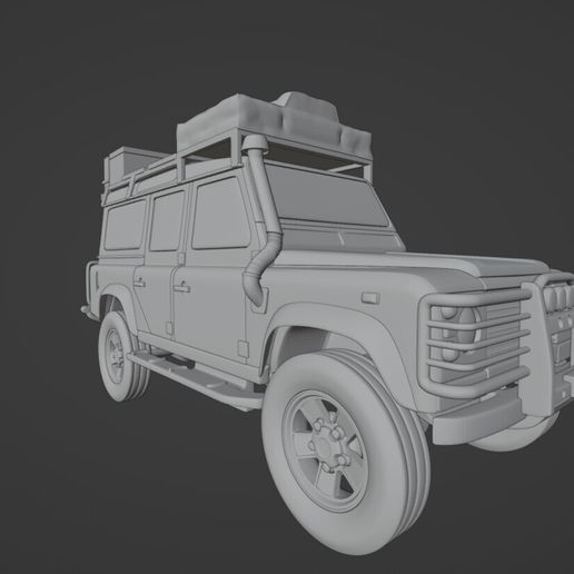 🚗 Land Rover Defender・ STL File for 3D printing・Cults