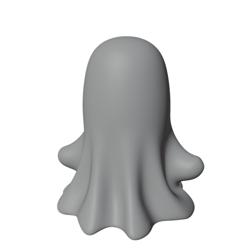 👻 Ghost – Simple 3D Printable Halloween Spirit Figure Statue・ STL File ...