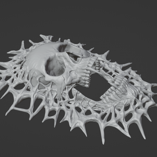 🧛 Vampire Skull Wall Art・ 3D File for 3D printing・Cults