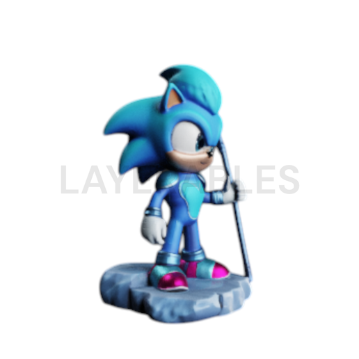 🖨️ Modelo de impresión 3D de Sonic caballero - Archivo STL ...