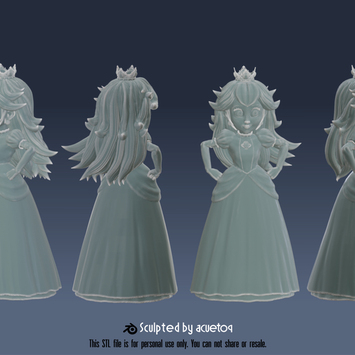 STL file Princess Peach 👸 ・Model to download and 3D print・Cults