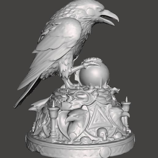 🐦 RAVEN・ STL File for 3D printing・Cults