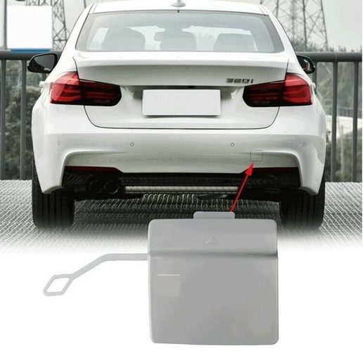 👽 Bmw F30 -2017 rear bumper tow cover・ STL File for ・Cults