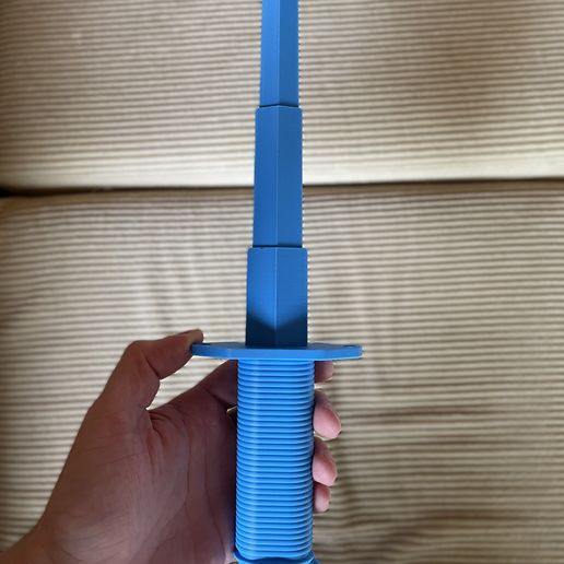 🗡️ Collapsing Simple Dagger・Free STL File for 3D printing・Cults