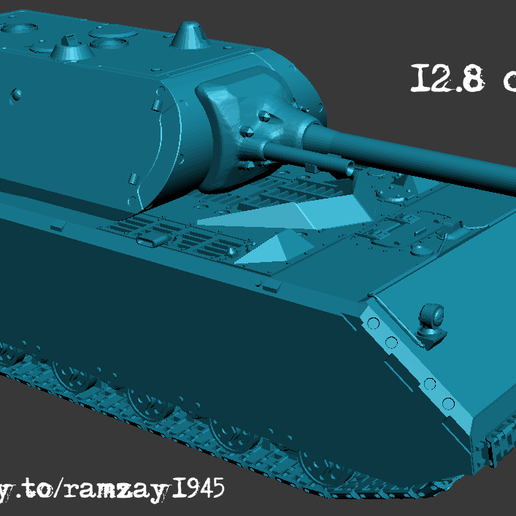 🪖 Maus 1:100・ 3D File for 3D printing・Cults