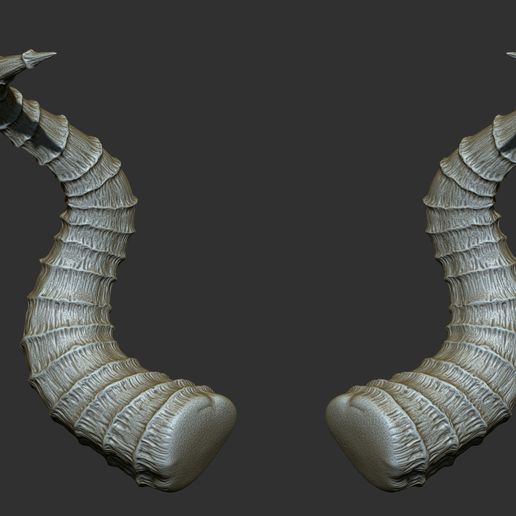 🤘 24 - Creature+Monster+Demon Horns・ 3D File for 3D printing・Cults