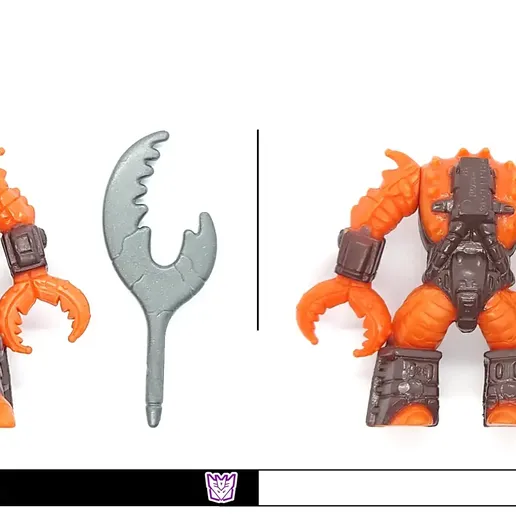 👽 28-crusty-crab Battle Beasts・ STL File for 3D printing・Cults