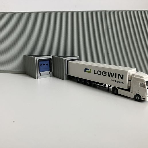 🌆 N Scale Loading Dock Set・ STL File for 3D printing・Cults