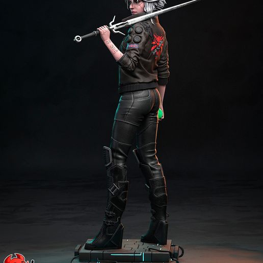 🐉 Ciri (Cyberpunk 2077)・ STL File for 3D printing・Cults