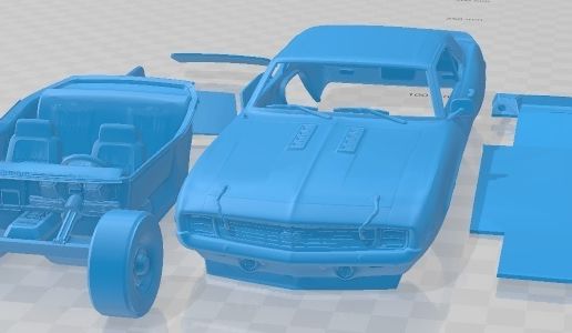 🚙 Chevrolet Camaro SS 396 1969 Printable Car・ 3D File for ・Cults