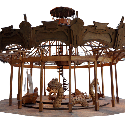 OBJ file carousell 🏗️ ・3D printable model to download・Cults
