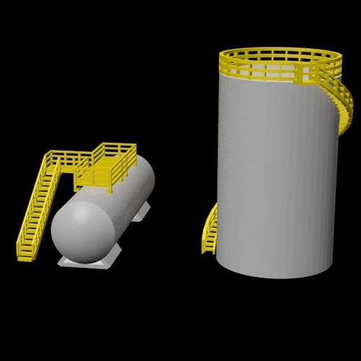 ⛽ Fuel Tank 1:400・ STL File for 3D printing・Cults