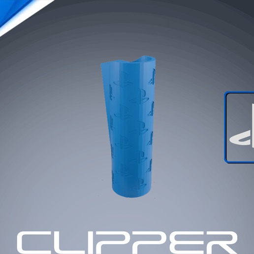 🎮 [Clipper Sleeve] PlayStation Brand/Logo Pattern・Free STL File for 3D ...