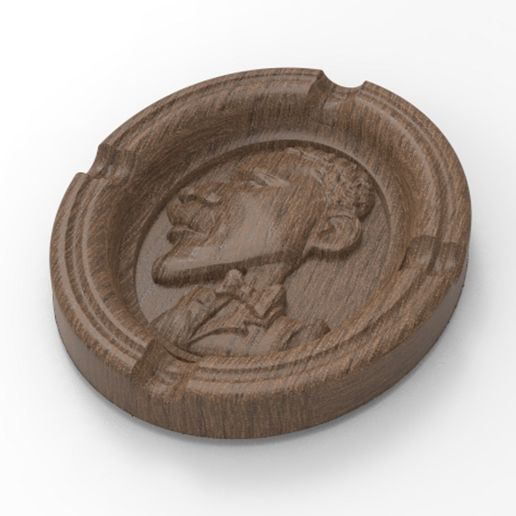 🚬 Ashtray, Cigar Tray Cnc Cut 3D Model File For CNC Router Engraver ...