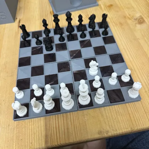♟️ Pixel Chess Portable Chess Set - Personal・ STL File for 3D printing ...