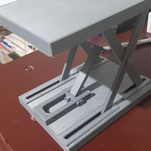 🏋️ Scissor Lift: Adjustable Lifting Mechanism・Free STL File for 3D ...
